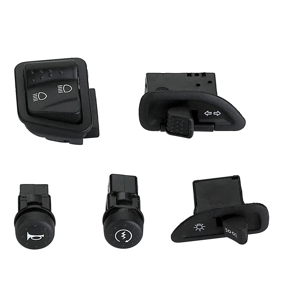7/8" 22mm Left Brake Levels OEM Switch Button Assembly For PIAGGIO ZIP ...