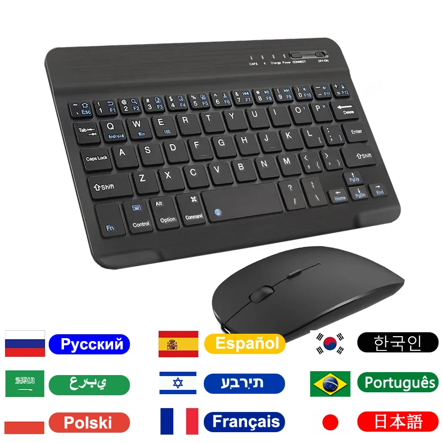 Mini-Bluetooth-Keyboard-Rechargeable-Wireless-Keyboard-For-iPad-Samsung ...