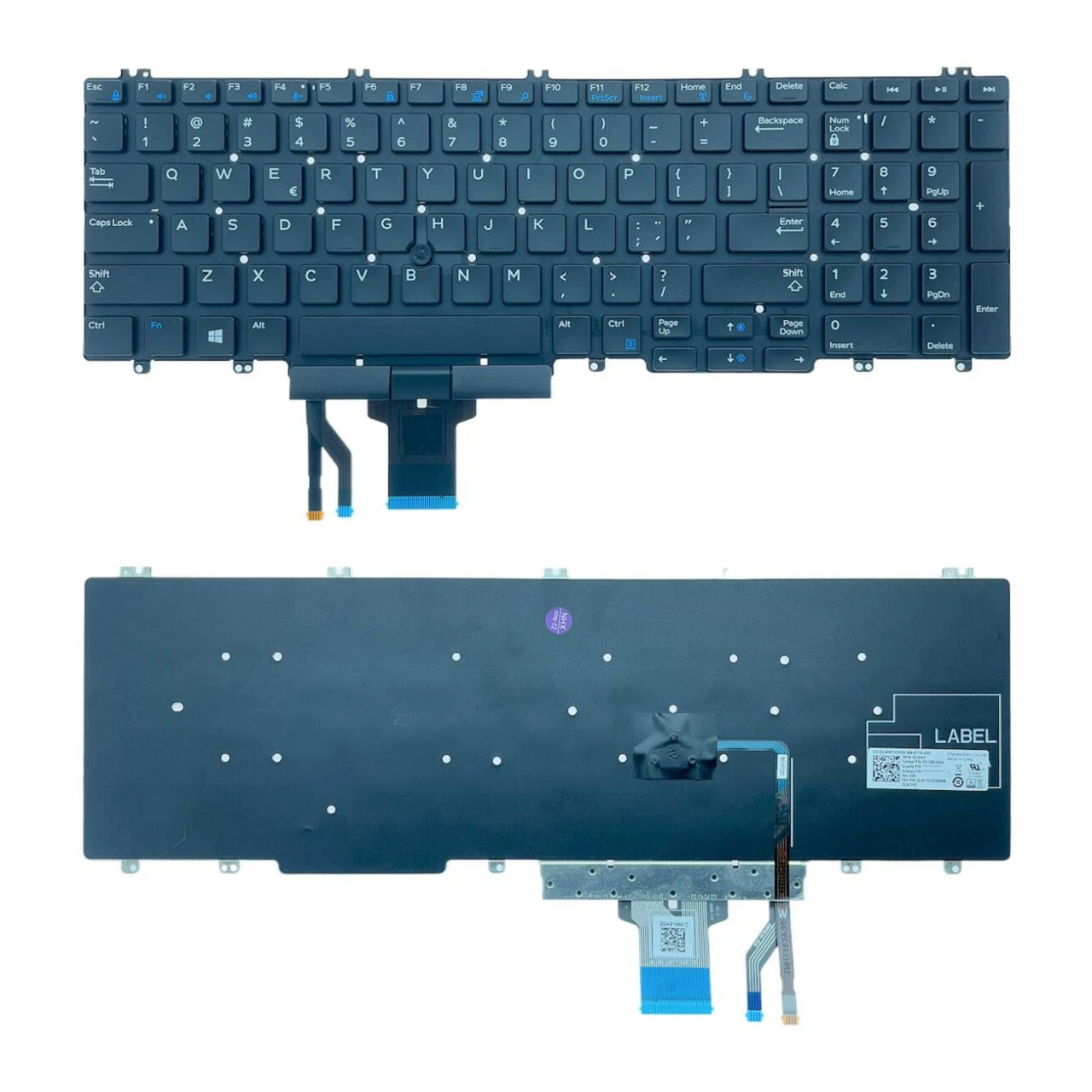 New/orig Russian Laptop Keyboard For Dell Precision 15 7530 E7530 M7530 ...