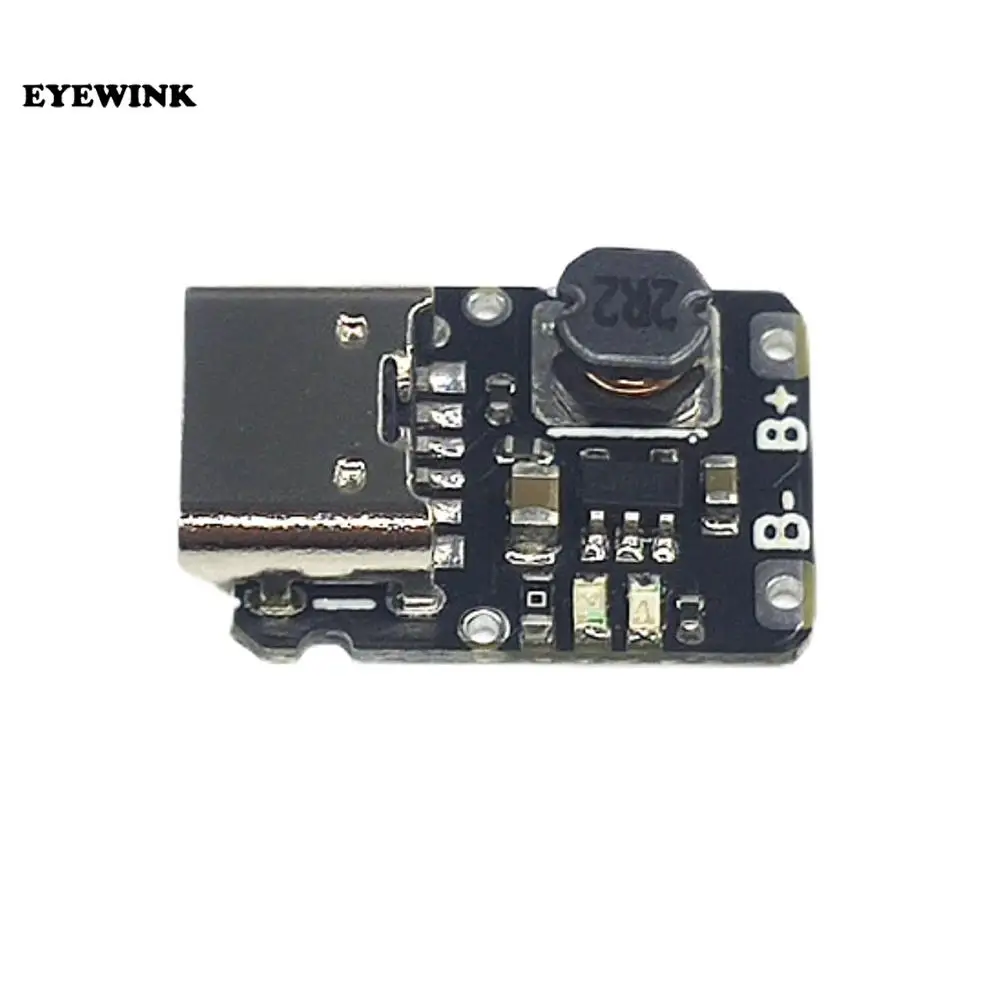 Mini Lithium Battery Charging Module With 5v Output Boost 18650 Type-c ...
