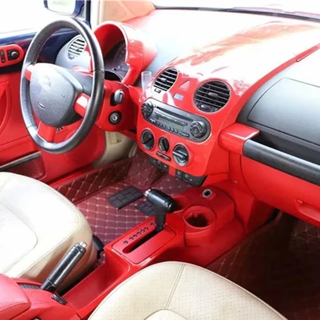 Red Vw Beetle Interior
