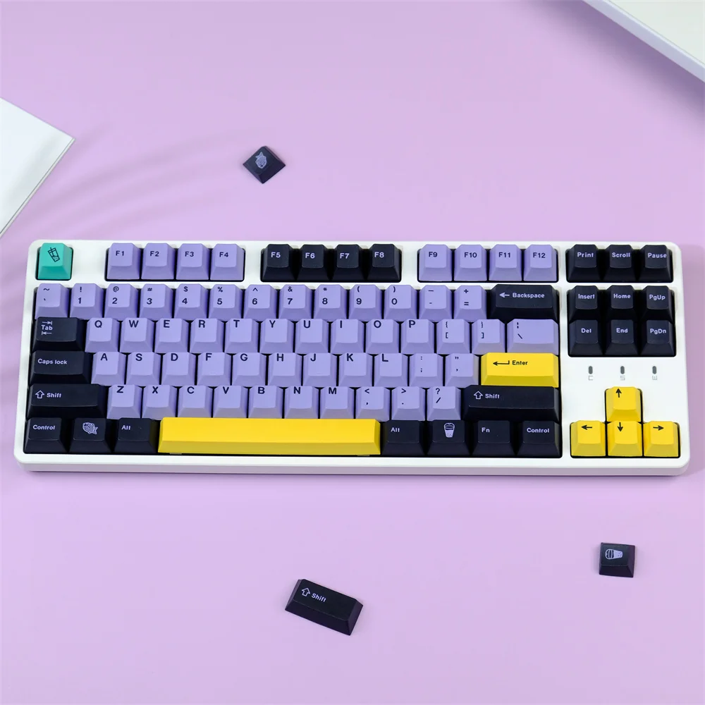 GMK-Taro-R2-Keycaps-PBT-Dye-Sublimation-Keycap-for-Mechanical-Keyboard ...