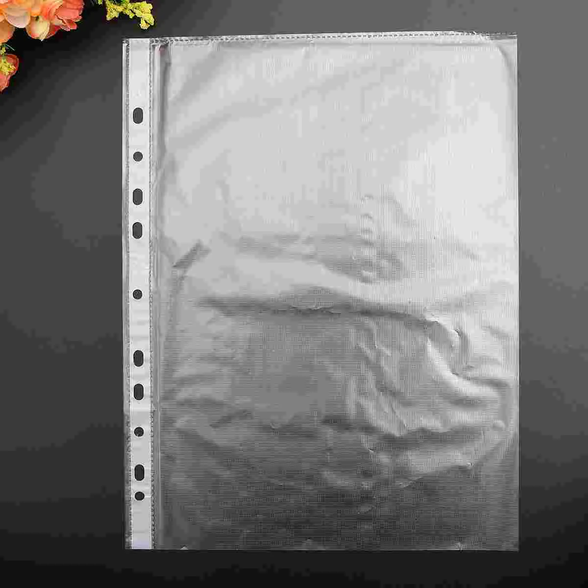 100-Transparent-A4-Clear-Sheet-Protectors-A4-Segmented-folders-Clear ...