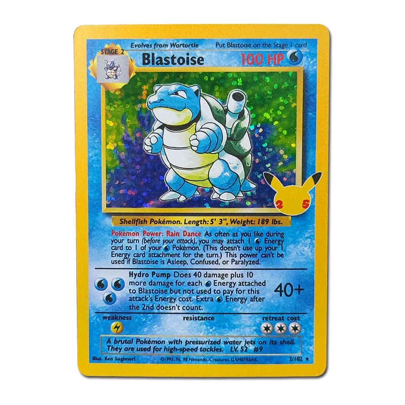 Blastoise Card English