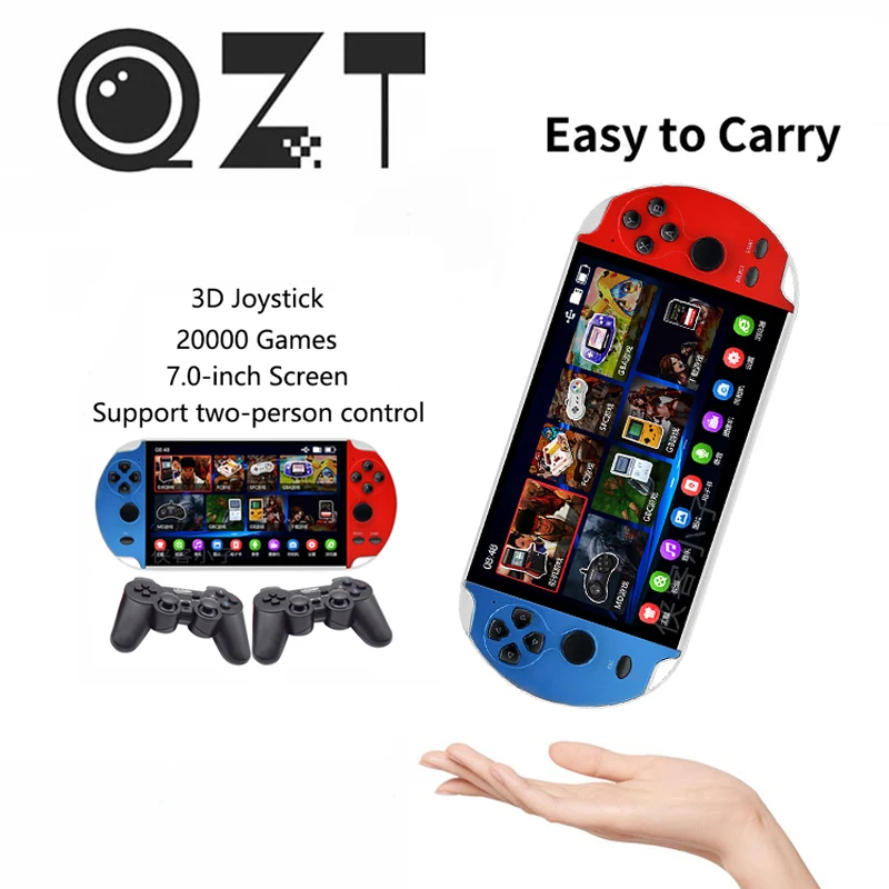 QZT-Handheld-Game-Console-Jogos-Retro-Port-teis-Double-Rocker-Built-in ...