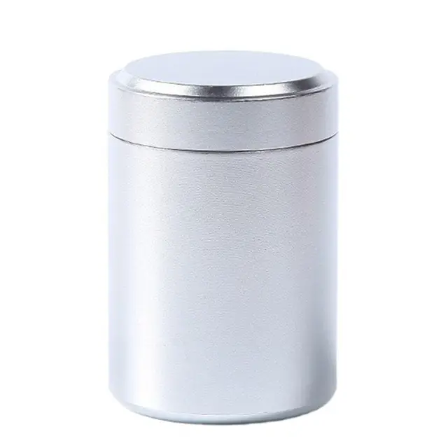 Round Small Aluminum Cans Metal Aluminum Cans Sealed Loose Tea ...