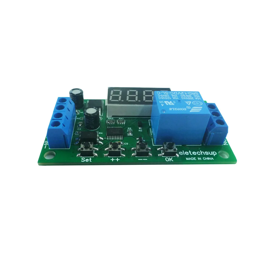 DC-5V-12V-24V-Multifunction-Pulse-Counter-Switch-Adjustable-Timer-Delay ...