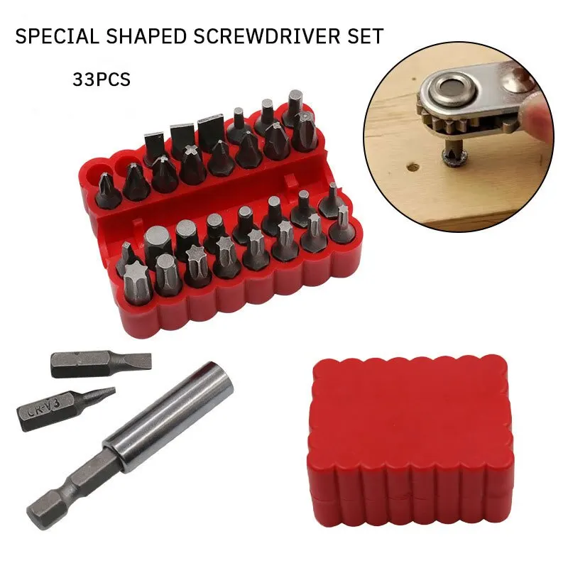 33PCS-Bit-Set-Smooth-High-Hardness-Solid-Electric-Screwdriver-Bit-Set ...