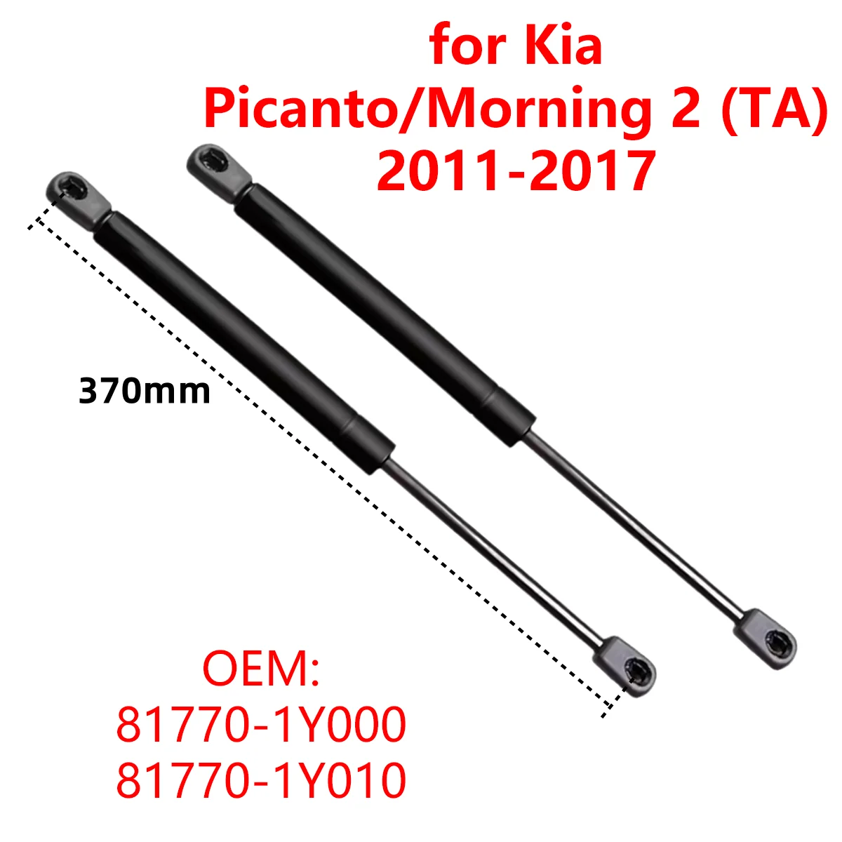 2Pcs 81770-1Y000 for Kia Picanto/Morning 2 (TA) Hatchback 2011-2017 Car ...