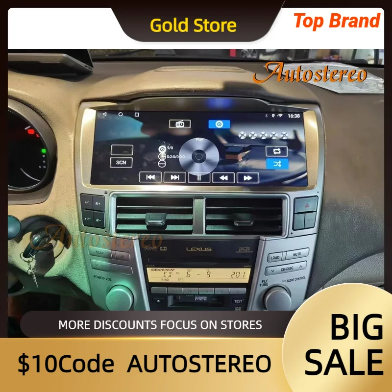 Carplay-12-3-Android-13-For-Lexus-RX300-RX330-RX350-RX400-2002-2007 ...