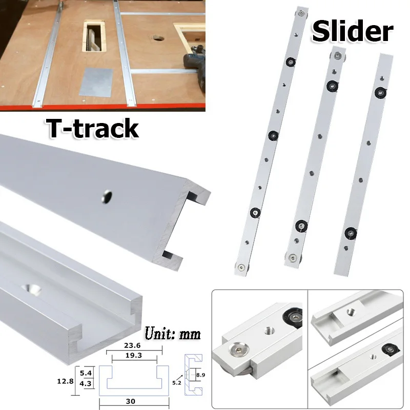 Aluminium-Alloy-Slot-Miter-Track-Miter-Slider-for-Router-Table-Saw ...
