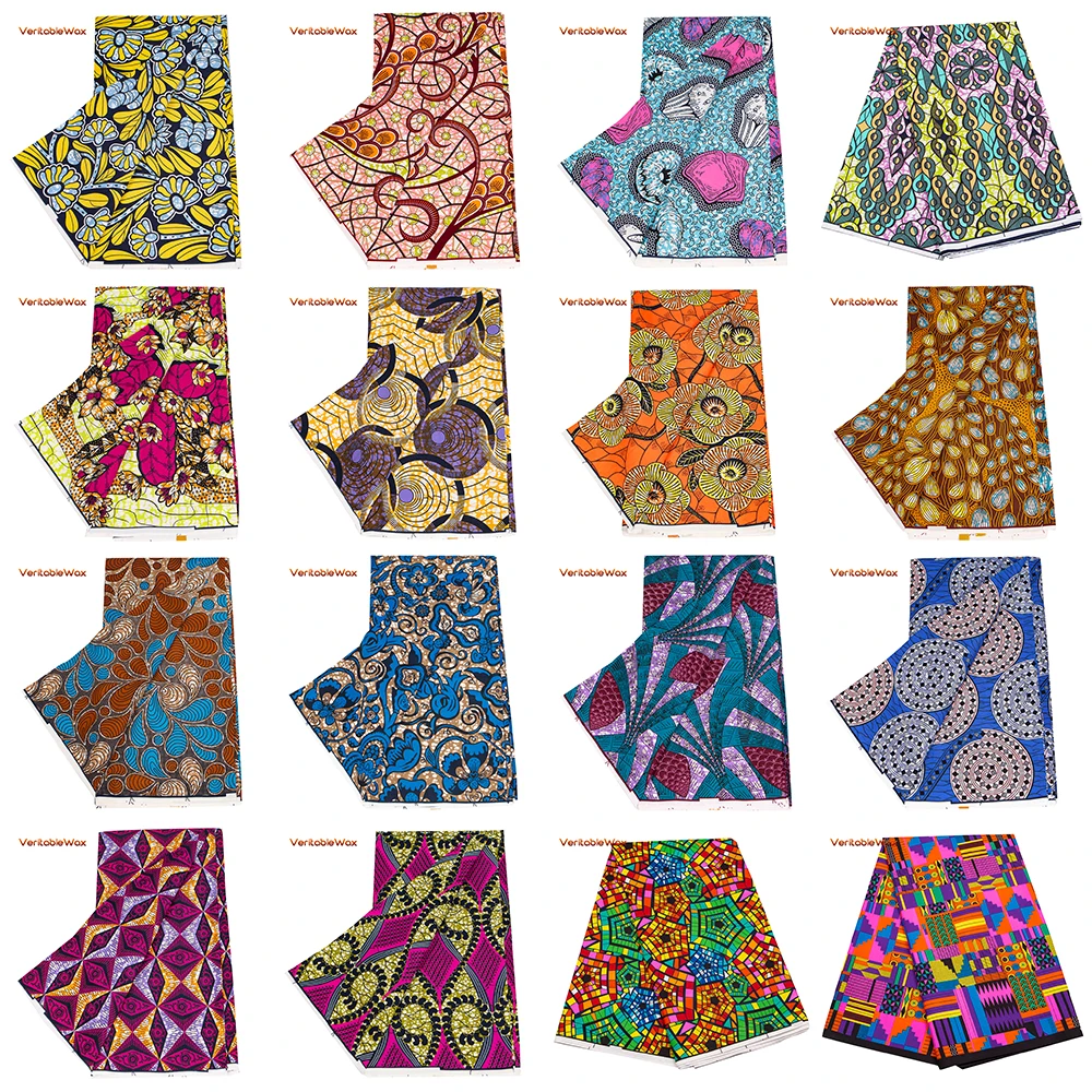 2024 Veritablewax Ankara Africa Prints Batik Wax Fabric African Dress ...