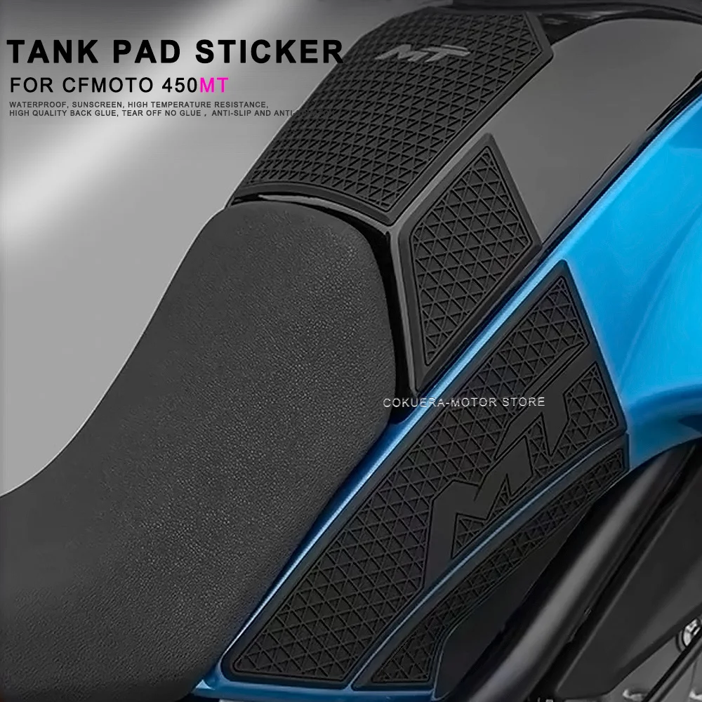 For-CFMOTO-450MT-Motorcycle-Tank-Pad-Rubber-Sticker-Gas-Tank-Protection ...