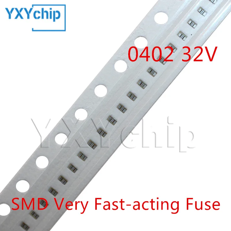 20pcs 0402 Smd Very Fast-acting Fuse 32v 0.25a 0.375a 0.5a 500ma 0.75a ...