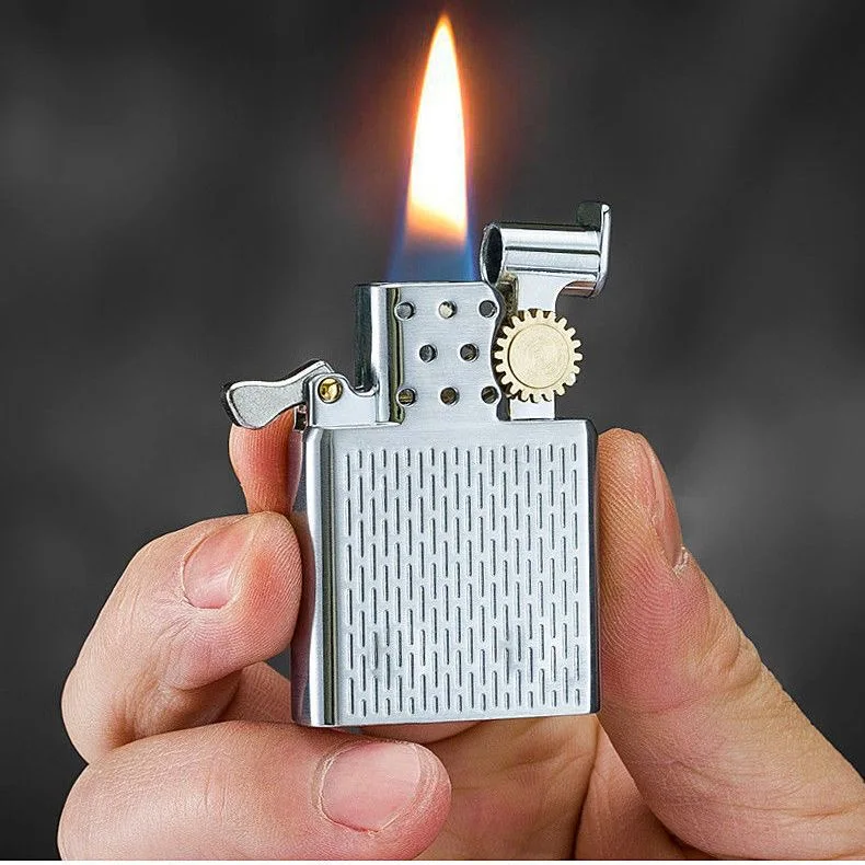 ZORRO-Original-Double-Fire-Windproof-Lighter-Movement-Gas-Kerosene-Jet ...