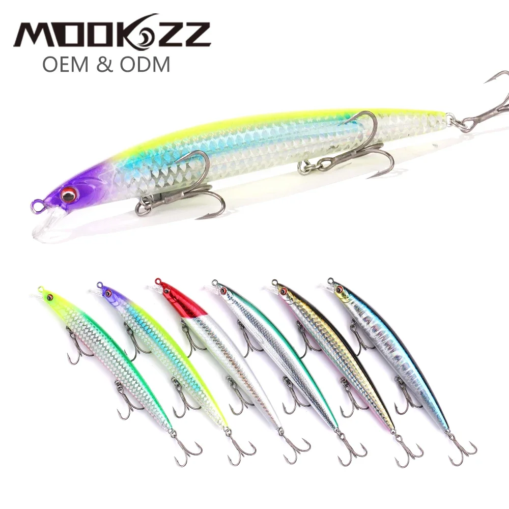 MOOKZZ-Isca-de-Pesca-Minnow-Flutuante-Melhor-Pre-o-142mm-125mm-20g-13 ...