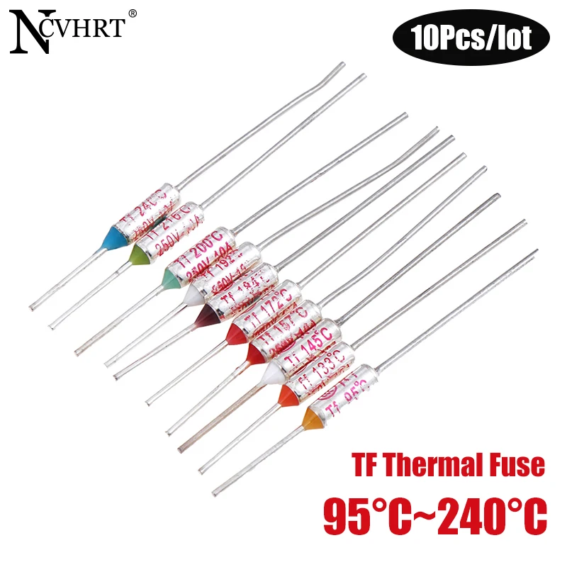 TF Thermal Fuse RY 10A 15A 250V 95-240 Celsius Circuit Cut Off ...