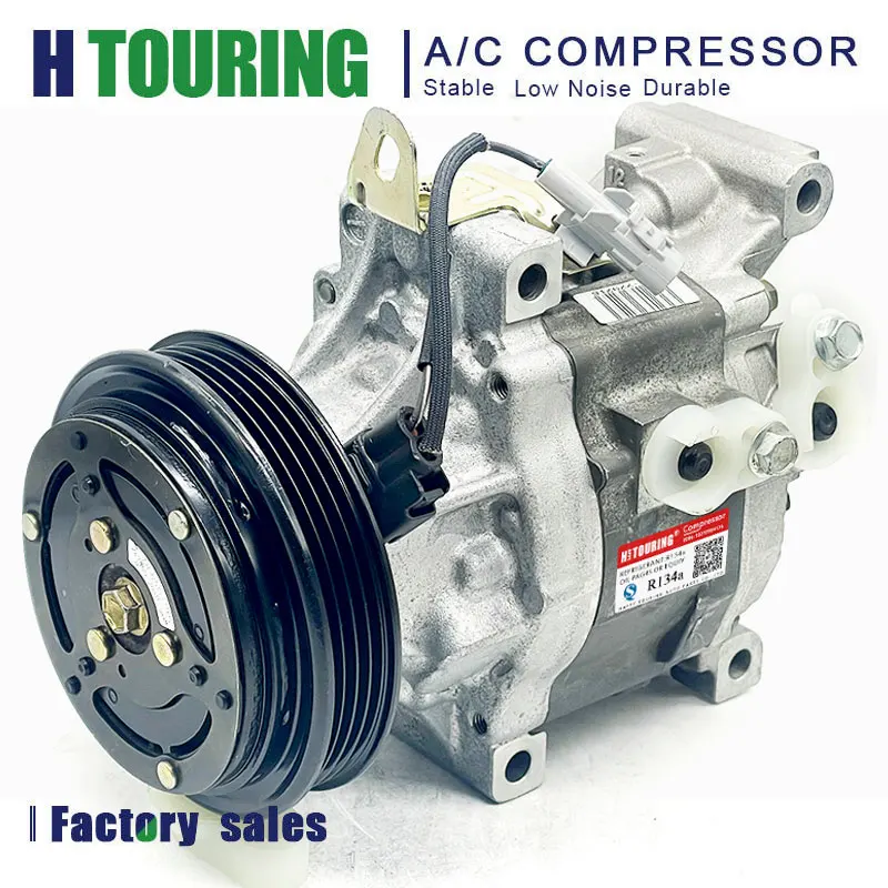 SCSA06 Air AC COMPRESSOR FOR TOYOTA YARIS Vitz UA-SCP10 1.0L 447260 ...