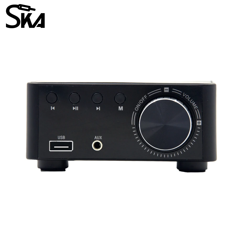 Bluetooth Audio Amplifier 50W 2 Channel Mini Digital Power Amplifiers ...