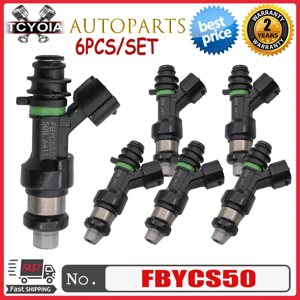 6Pcs/lot OEM FBYCS50 15710-66J00 fuel injectors for Suzuki Grand Vitara ...
