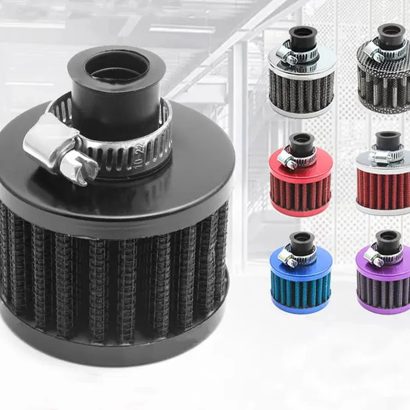 Universal 12mm Car Air Filter Vent Crankcase Breather Filter Valve Stem ...
