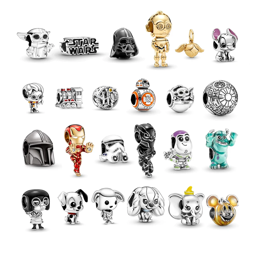 Pulsera y brazalete de Disney Harry Potter, colgante de Los Vengadores ...