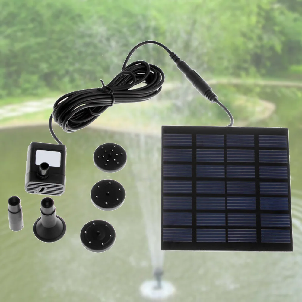 Solar-DC-Water-Pumps-Brushless-7V-1-2W-Micro-Fountains-3-Different ...