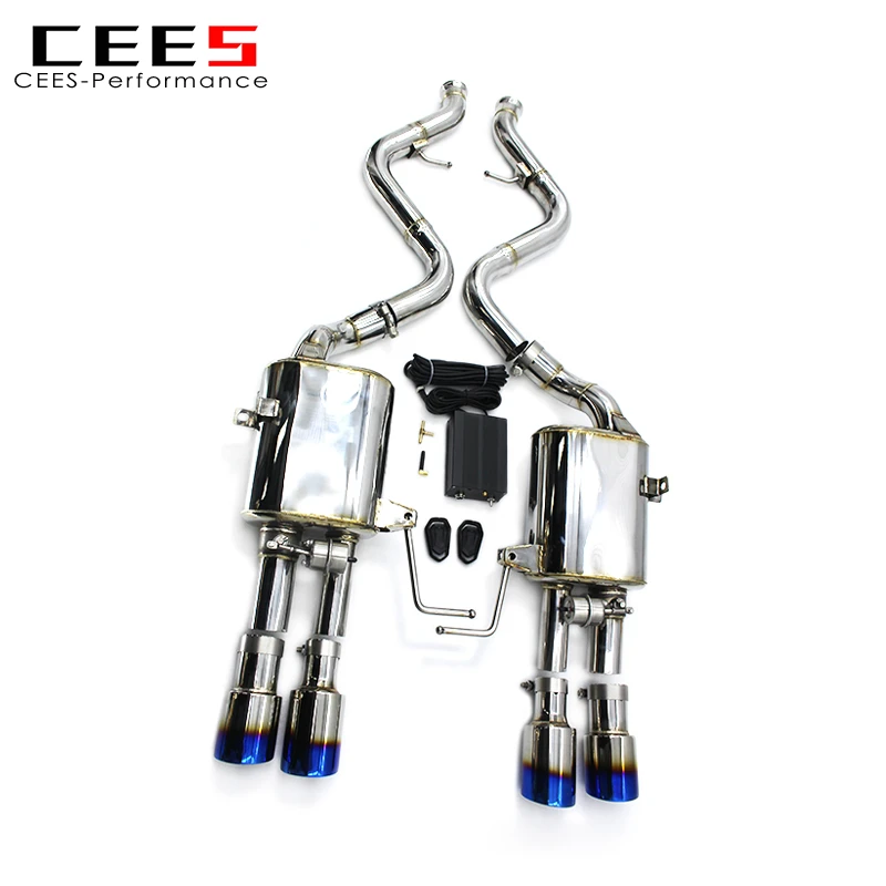 Cees Tuning Performance Stainless Steel Exhaust Pipe Catback Valve ...