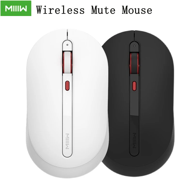 Youpin-Miiiw-Wireless-Mute-Mouse-1000DPI-Mute-Button-2-4GHz-Wireless ...
