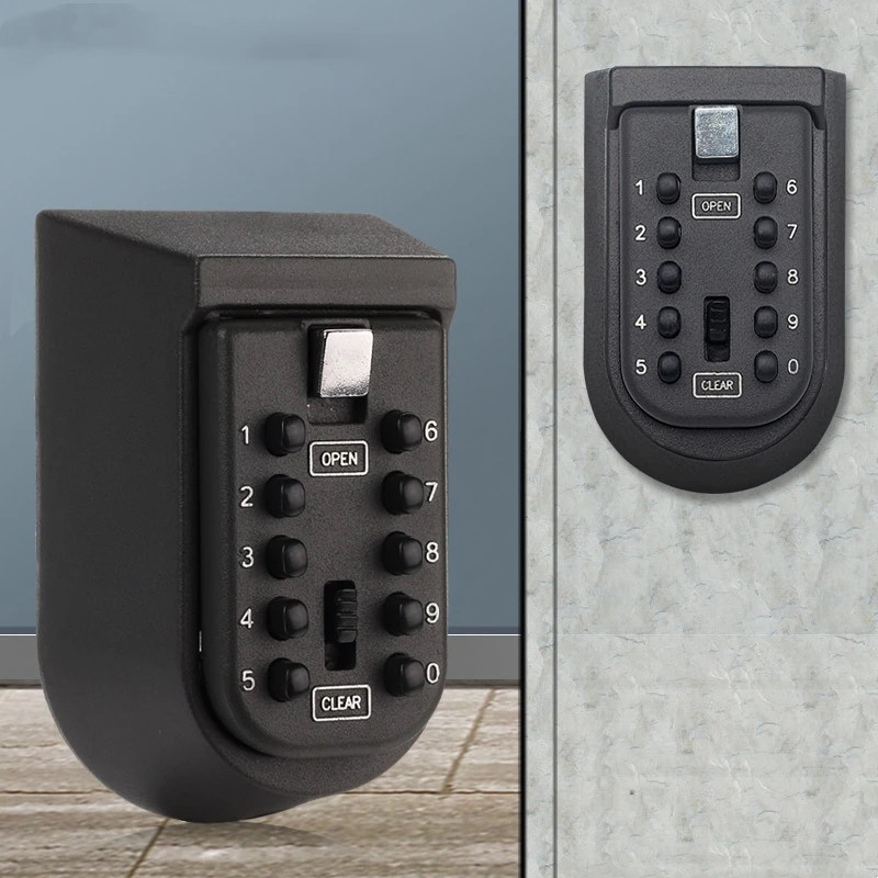 Box-Key-Lock-Safe-Wall-Outdoor-Door-Mounted-Storage-Portable-Car-Mount ...
