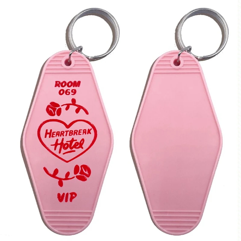 HEART-BREAK-Hotel-Keychains-Keyring-Tag-Key-Chains-TV-Show-Office-Fans ...