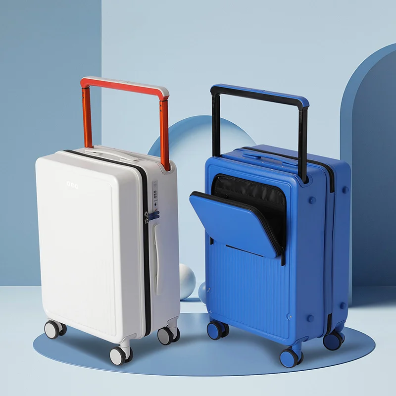 multifunction-travel-suitcase-spinner-wheels-USB-rolling-luggage-case ...