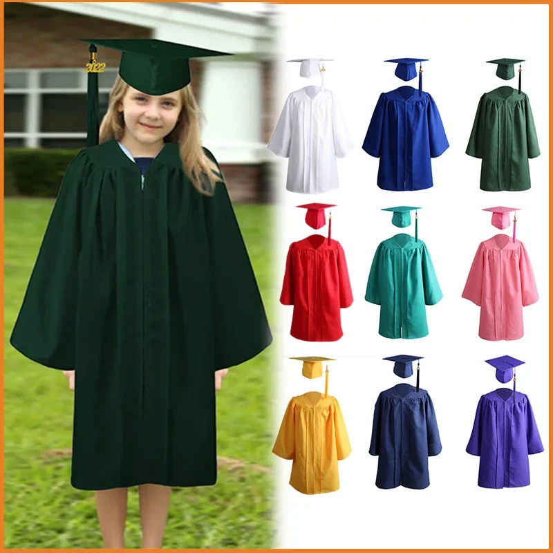 91-138cm-Kids-Primary-School-Graduation-Costume-Kindergarten-Bachelor ...