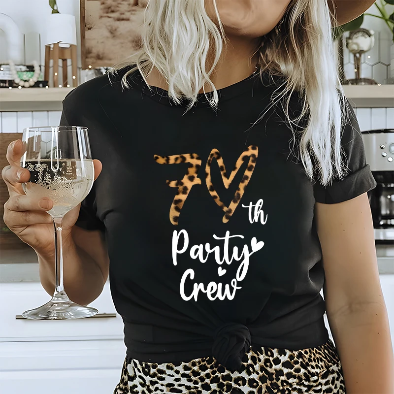 70th-Birthday-Squad-Party-Crew-T-Shirt-for-Women-Birthday-Matching-Y2k ...