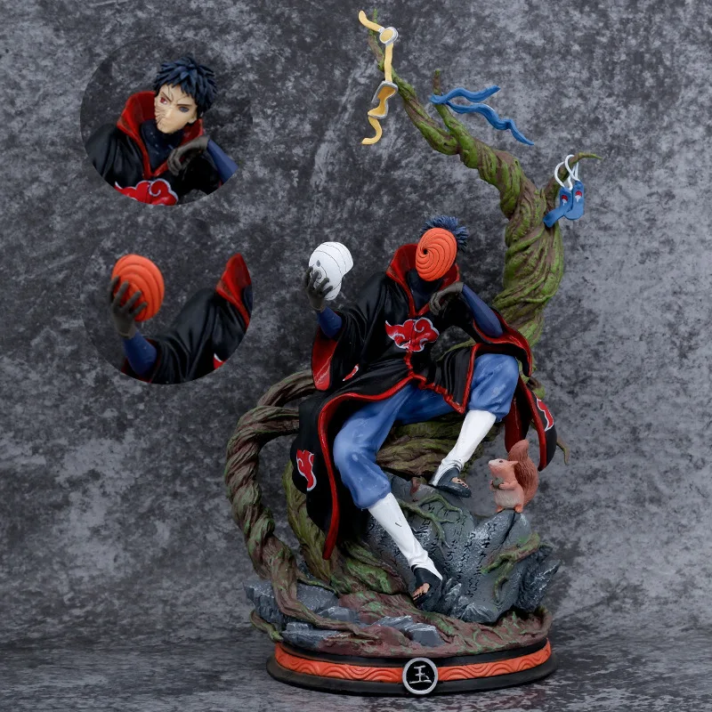 Anime-naruto-shippuden-akatsuki-uchiha-obito-tobi-batalha-ver-33cm-GK ...