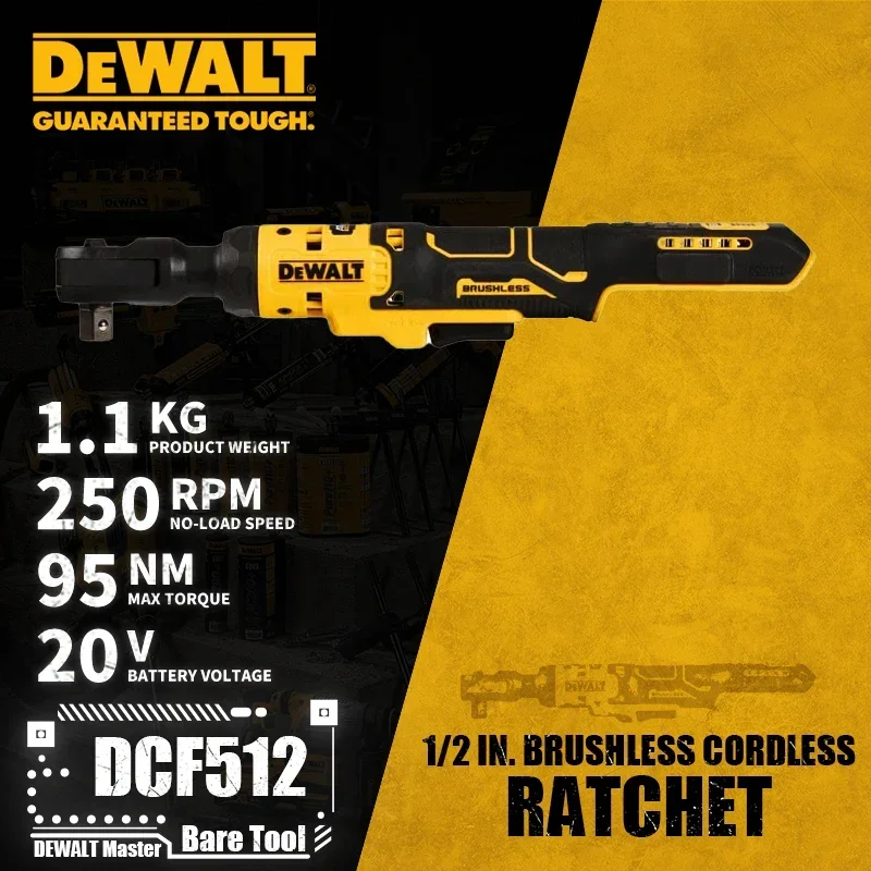 DEWALT-DCF512-Brushless-Cordless-1-2-in-Ratchet-ATOMIC-COMPACT-SERIES ...