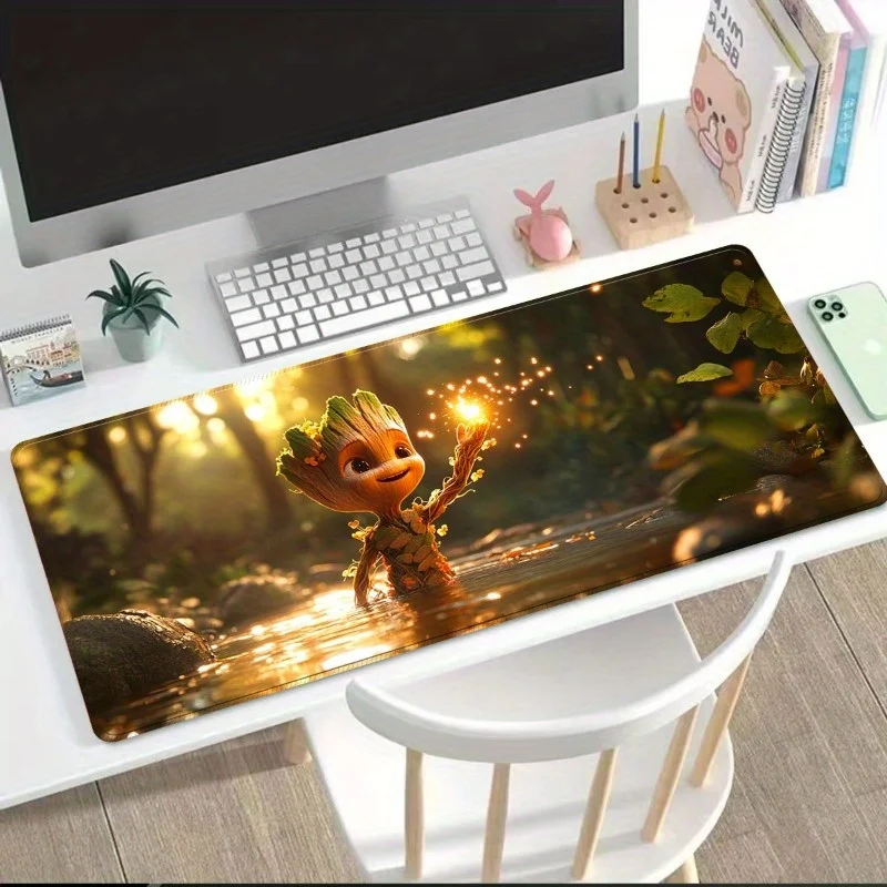 Marvel Universe Groot & Rocket Mouse Pad - Non-Slip Rubber Desk Mat ...