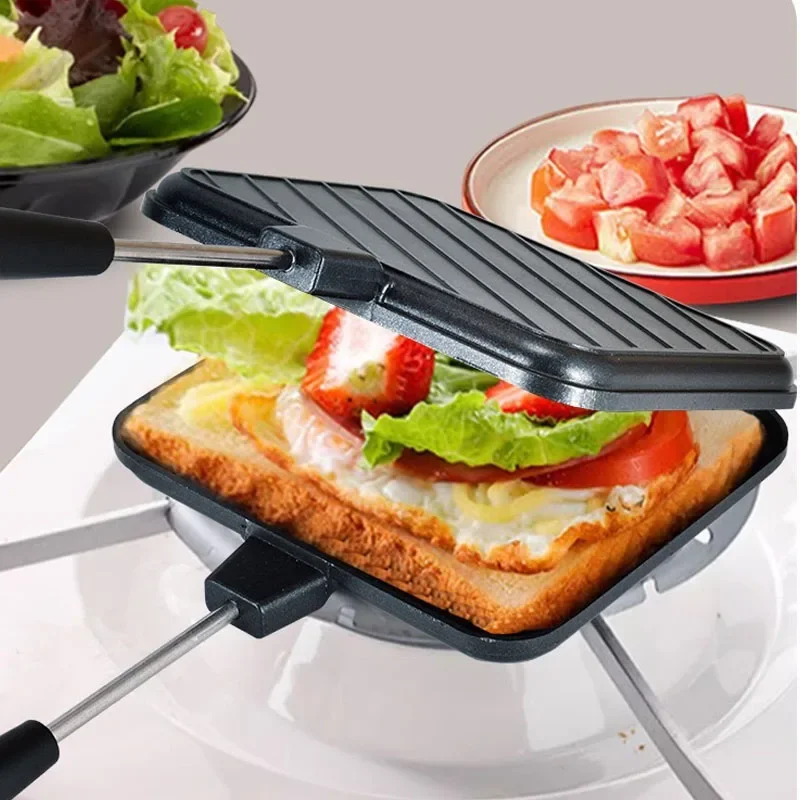 Gas-Non-Stick-Sandwich-Maker-Iron-Bread-Toast-Breakfast-Machine-Waffle ...
