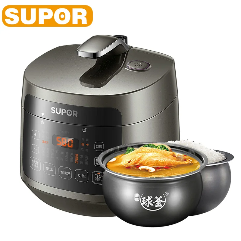 SUPOR-3L-Electric-Pressure-Cooker-Household-Multi-Function-Rice-Cooker-With-Stew-Pot-Kitchen ...