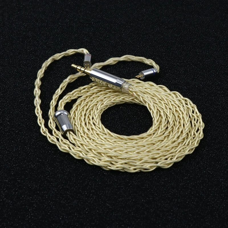 XINHS-GOLD-8-Cores-GrapheneUpgrade-Cable-LITZ-Structure-Single-Crystal ...