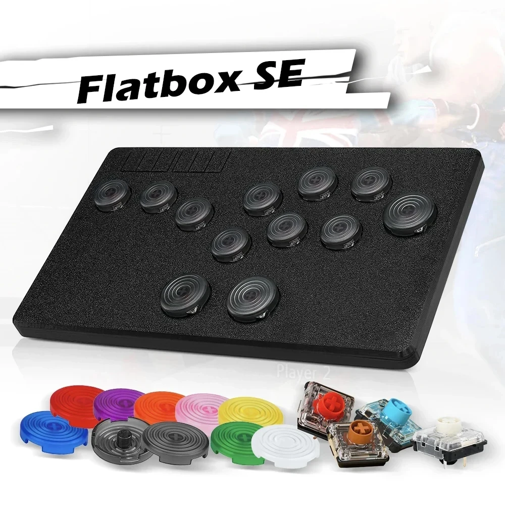 Flatbox-Rev5-Arcade-Controller-For-PC-Hot-Swappable-Mini-Hitbox ...