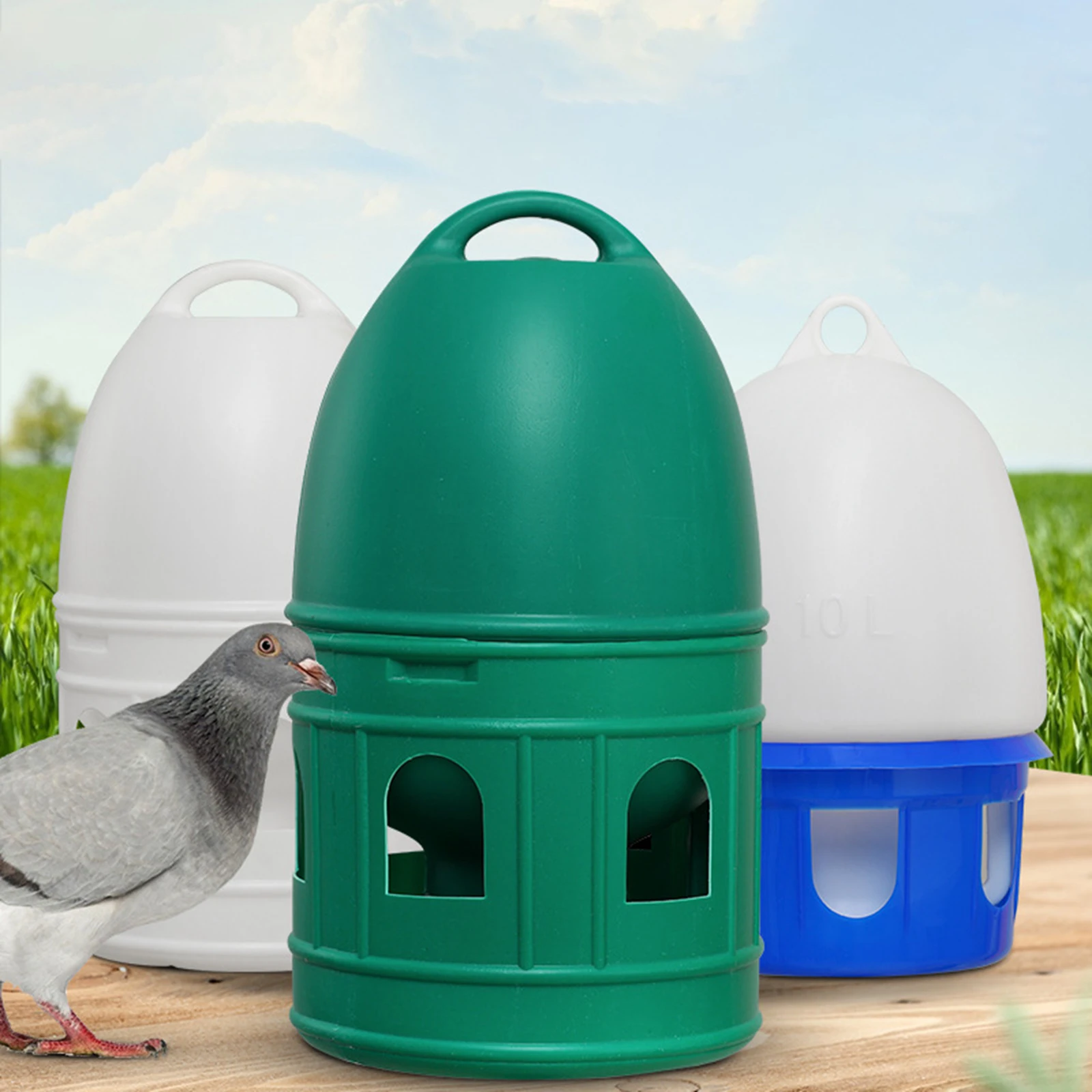 3-5L-Bird-Water-Drinker-Pigeons-Feeder-Water-Pot-Bird-Cage-Accessories ...