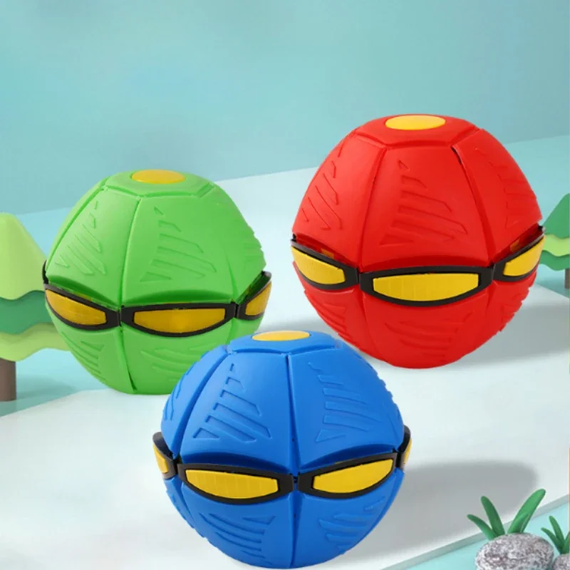 Magic-Flying-Saucer-Bola-deformada-Flat-Throw-Disc-Outdoor-Garden-Beach ...