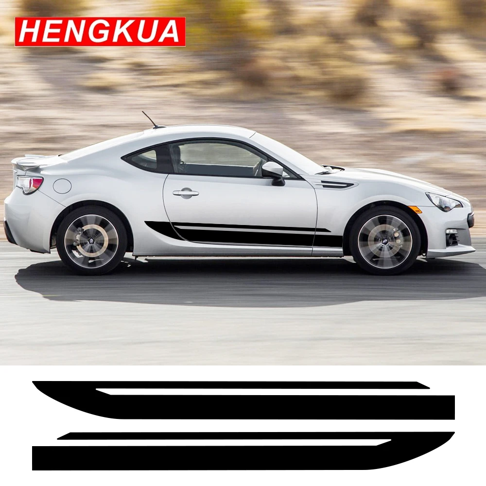 2Pcs Car Side Door Body Stickers For Subaru BRZ STI Toyota 86 GT86 GR86 ...