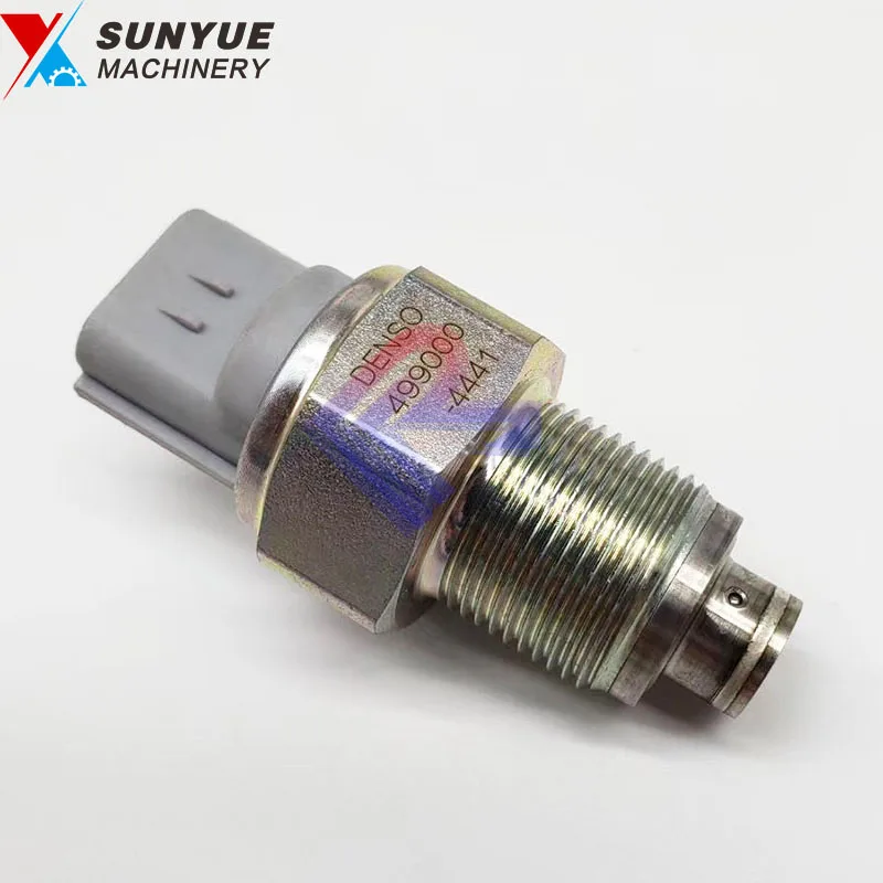 PC400-7 Common Rail Fuel Pressure Sensor for excavator Komatsu ND499000 ...