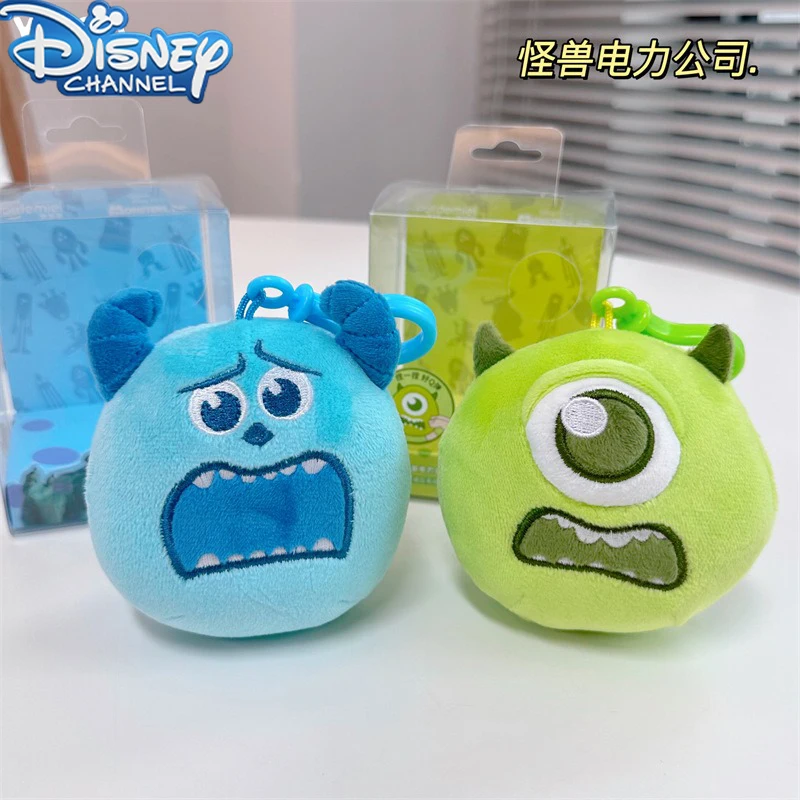 Disney-Anime-Monsters-Inc-Sullivan-Mr-Q-Toy-Soft-Doll-10CM-Backpack ...