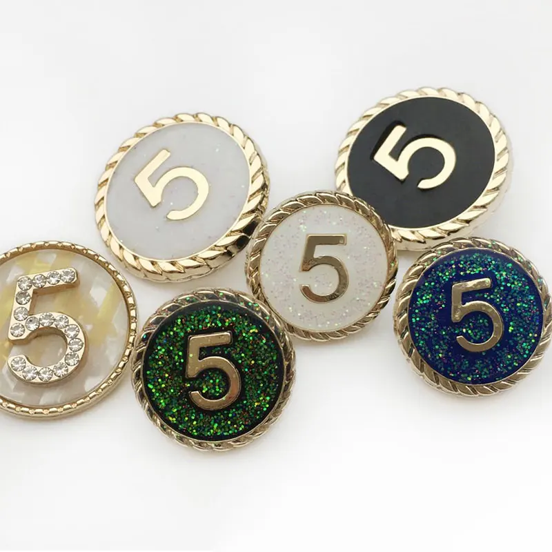 6psc Metal Buttons for Clothing Shirt Women Coat DIY Handmade Craft ...