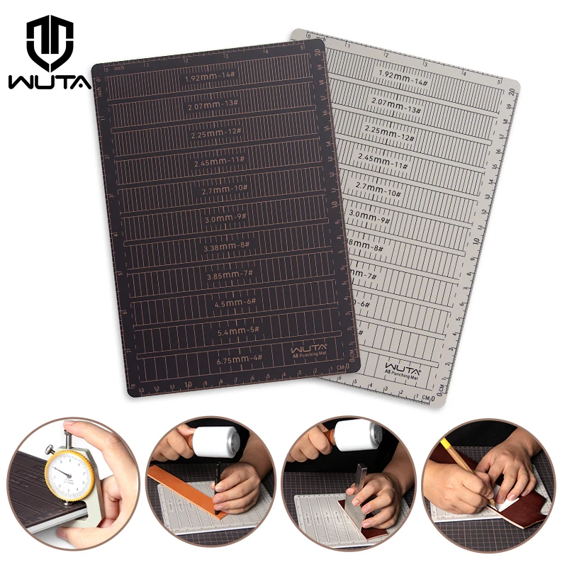 WUTA-Professional-8mm-Thicken-Cutting-Mat-A5-Punching-Board-Engraving-Pad-Carving-Knife-Plate ...