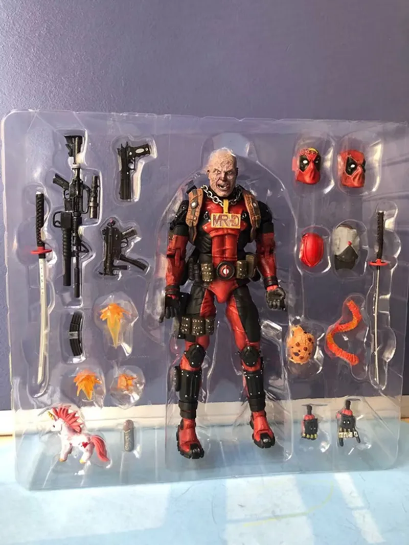 NECA-Marvel-Avengers-x-men-Deadpool-Super-Hero-PVC-tokoh-aksi-mainan ...