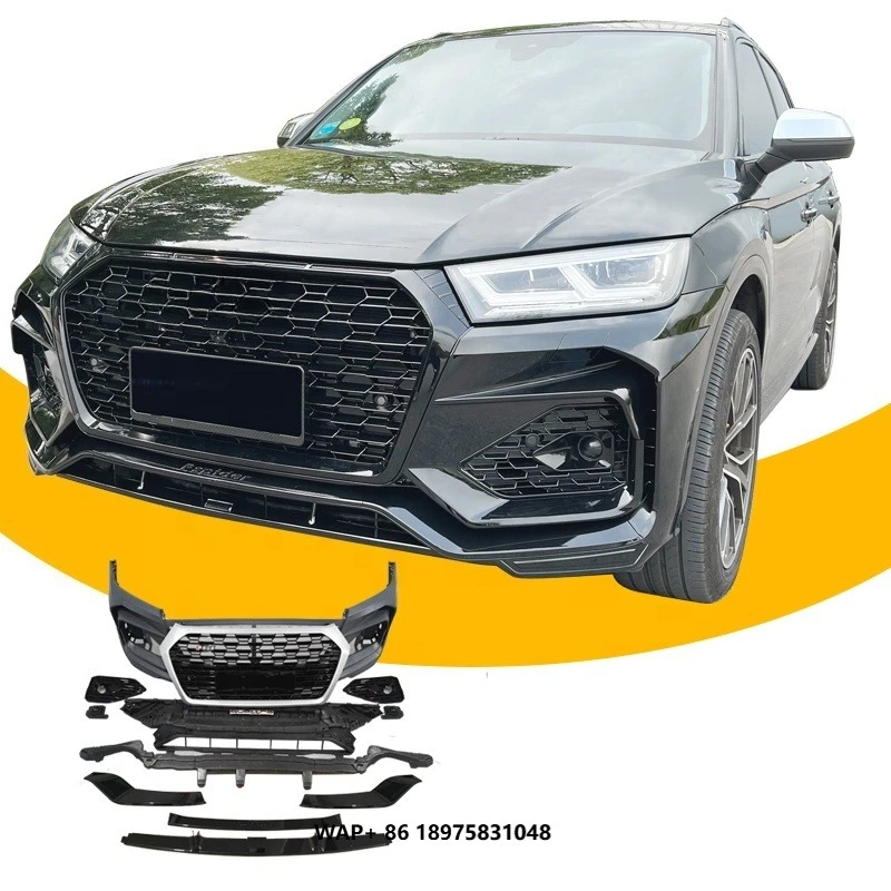 Body Kit Q5 Upgrade Modified to RSQ5 Front Bumper with Grille for Q5 ...